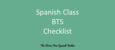 Back to School Spanish Teacher CHECKLIST! Are you ready?? - The Stress ...